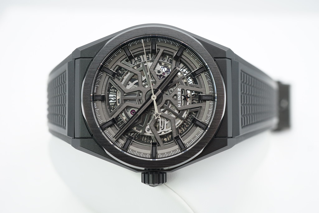 Zenith DEFY CLASSIC BLACK CERAMIC SKELETON DIAL BOXES PAPERS - Takuya ...