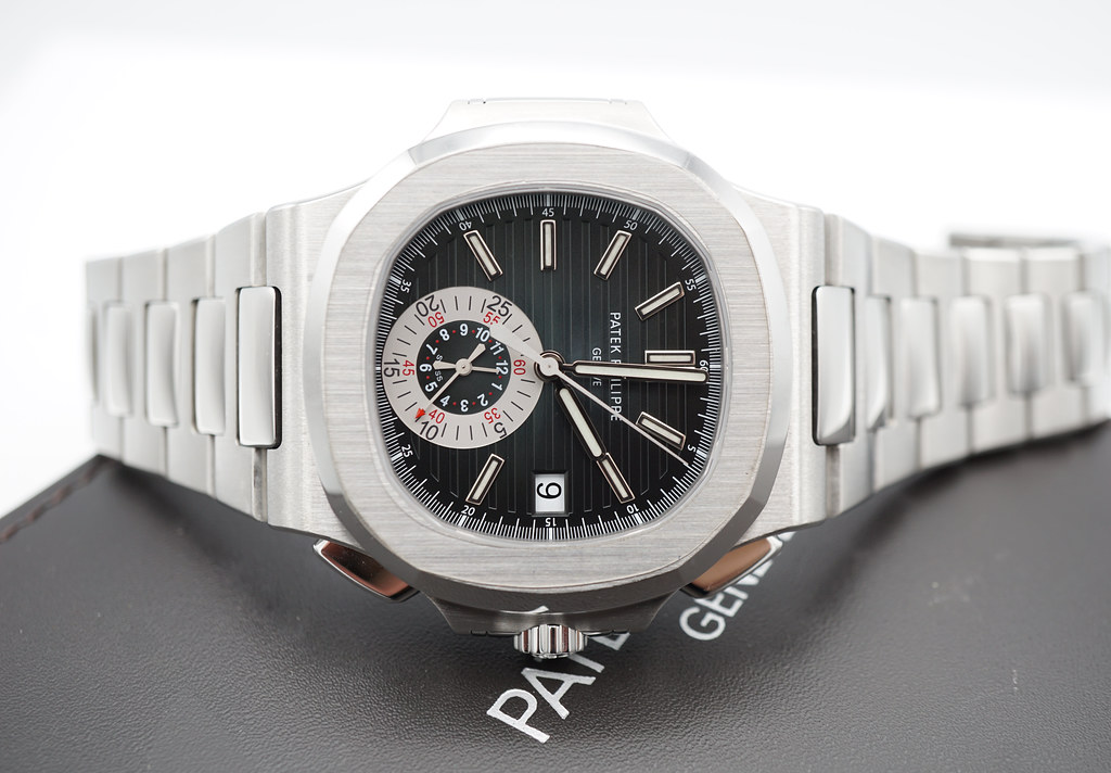 Patek PHILIPPE NAUTILUS 5980 CHRONOGRAPH STAINLESS STEEL BLUE DIAL ...