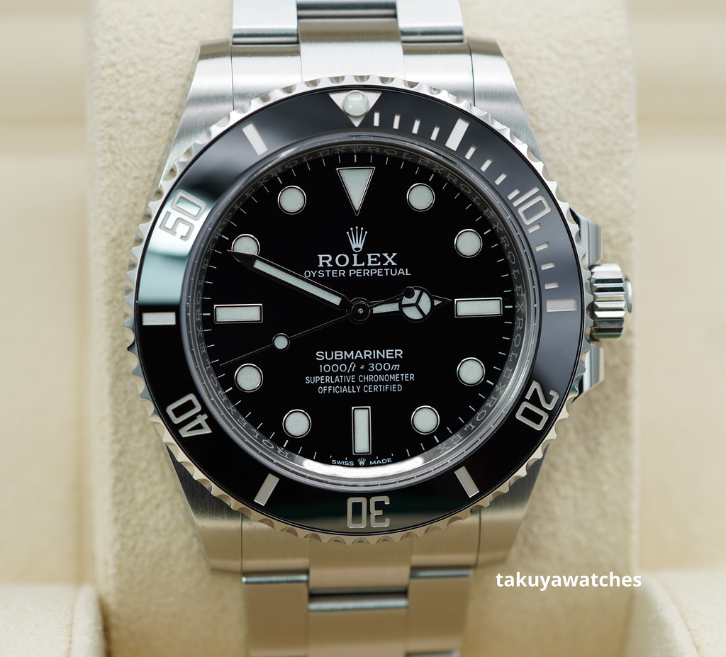 Rolex 124060 SUBMARINER NO DATE 41MM 2022 WARRANTY COMPLETE SET ...