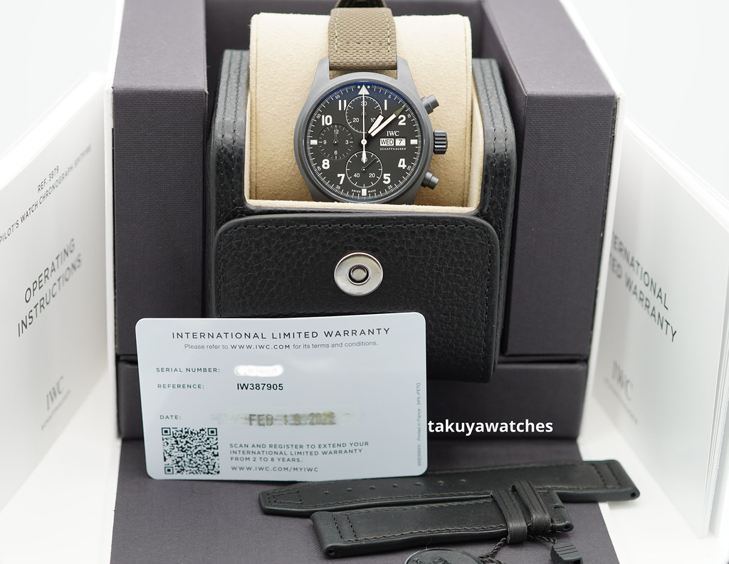 MINT IWC IW387905 PILOT's WATCH CHRONOGRAPH TRIBUTE TO 3705 2022 ...