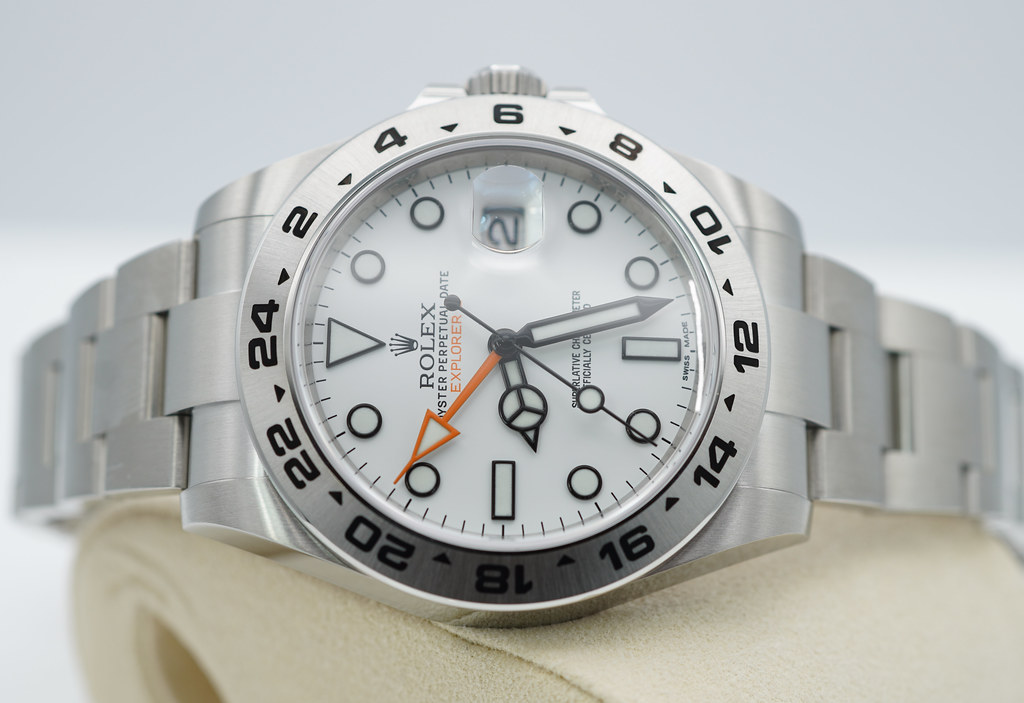 Rolex 216570 EXPLORER 2 WHITE DIAL 42MM 2020 WARRANTY COMPLETE SET ...