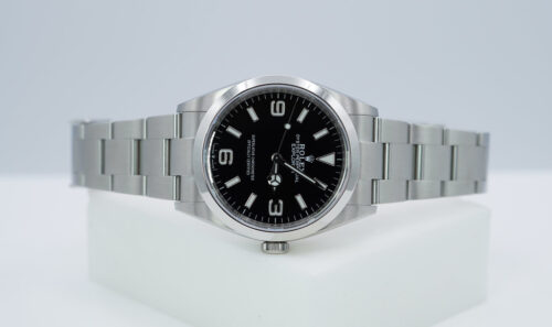 Rolex 124270 EXPLORER I FULL LUME DIAL 36MM 2021 WARRANTY COMPLETE SET ...