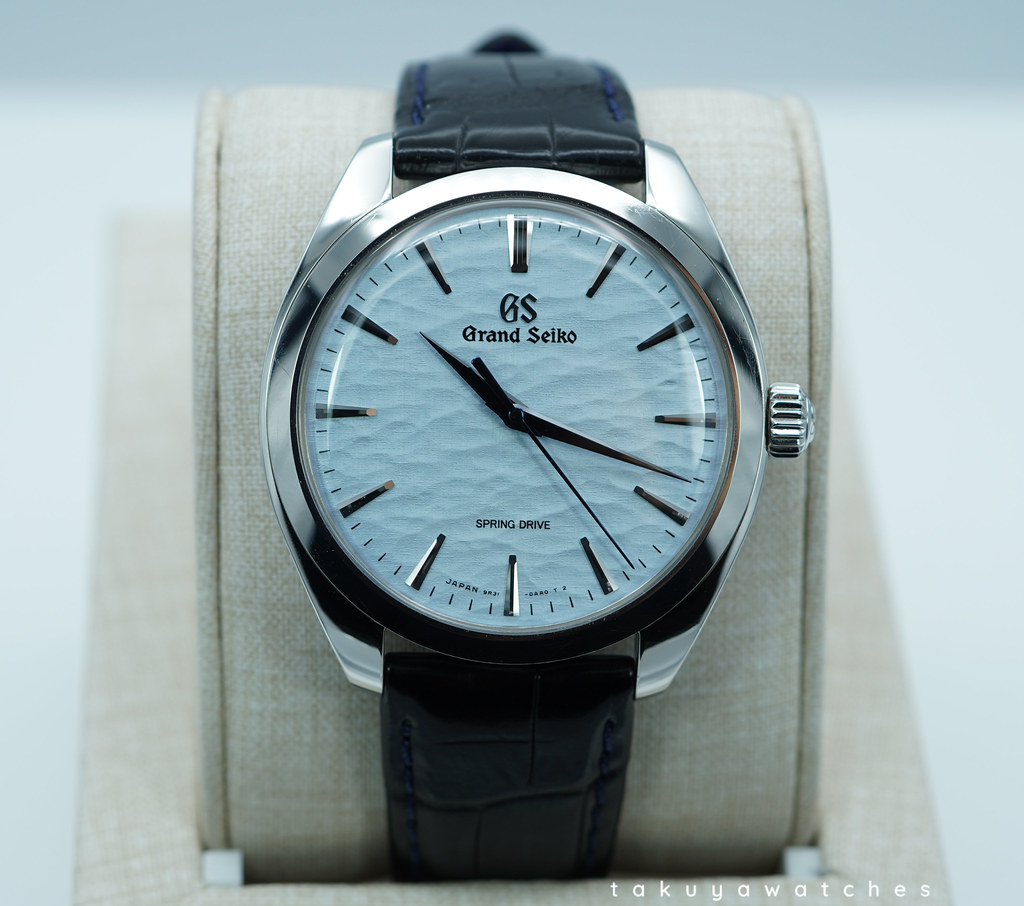 Grand Seiko ELEGANCE SBGY007 Omiwatari ICE BLUE DIAL 2022 WARRANTY FULL ...