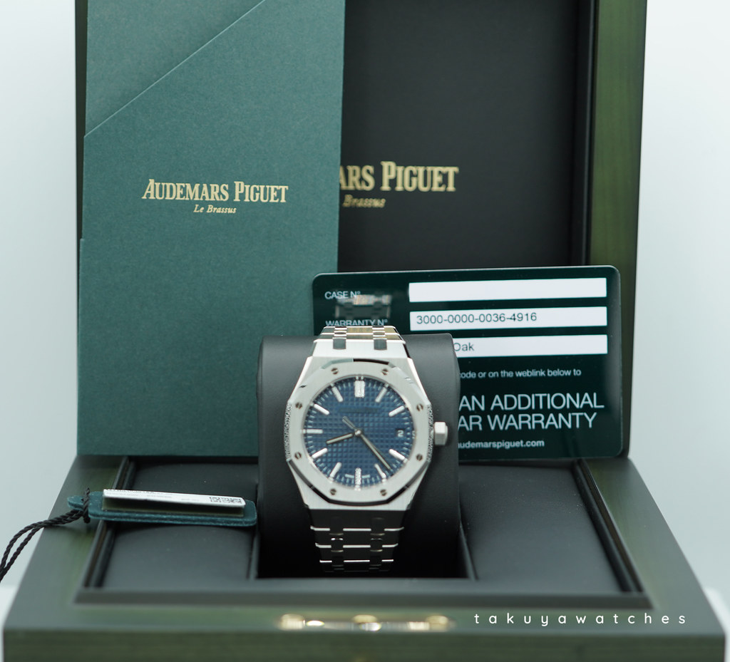 NEW Audemars PIGUET ROYAL OAK 15550ST BLUE DIAL 37MM 2023 FULL SET ...