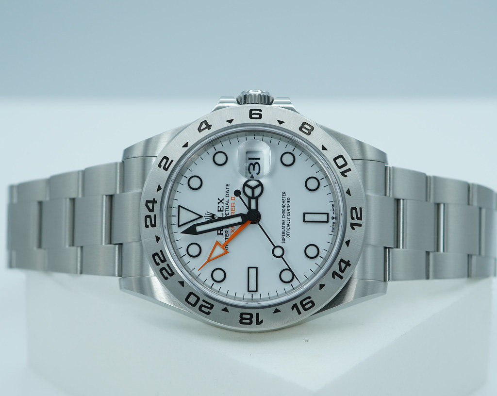 Rolex 226570 EXPLORER 2 POLAR WHITE DIAL NEW MODEL 2024 WARRANTY FULL ...