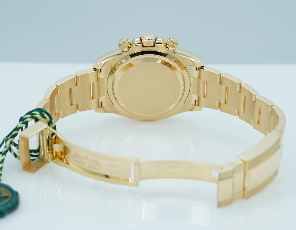 BRAND NEW Rolex 126508 DAYTONA JOHN MAYER YELLOW GOLD GREEN DIAL NEW ...