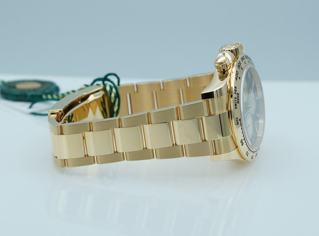 BRAND NEW Rolex 126508 DAYTONA JOHN MAYER YELLOW GOLD GREEN DIAL NEW ...