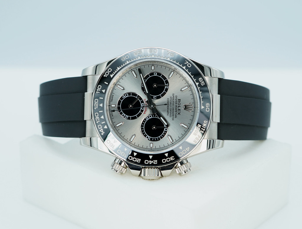 Rolex 126519LN DAYTONA GHOST 18K WHITE GOLD STEEL DIAL NEW MODEL 2024 ...