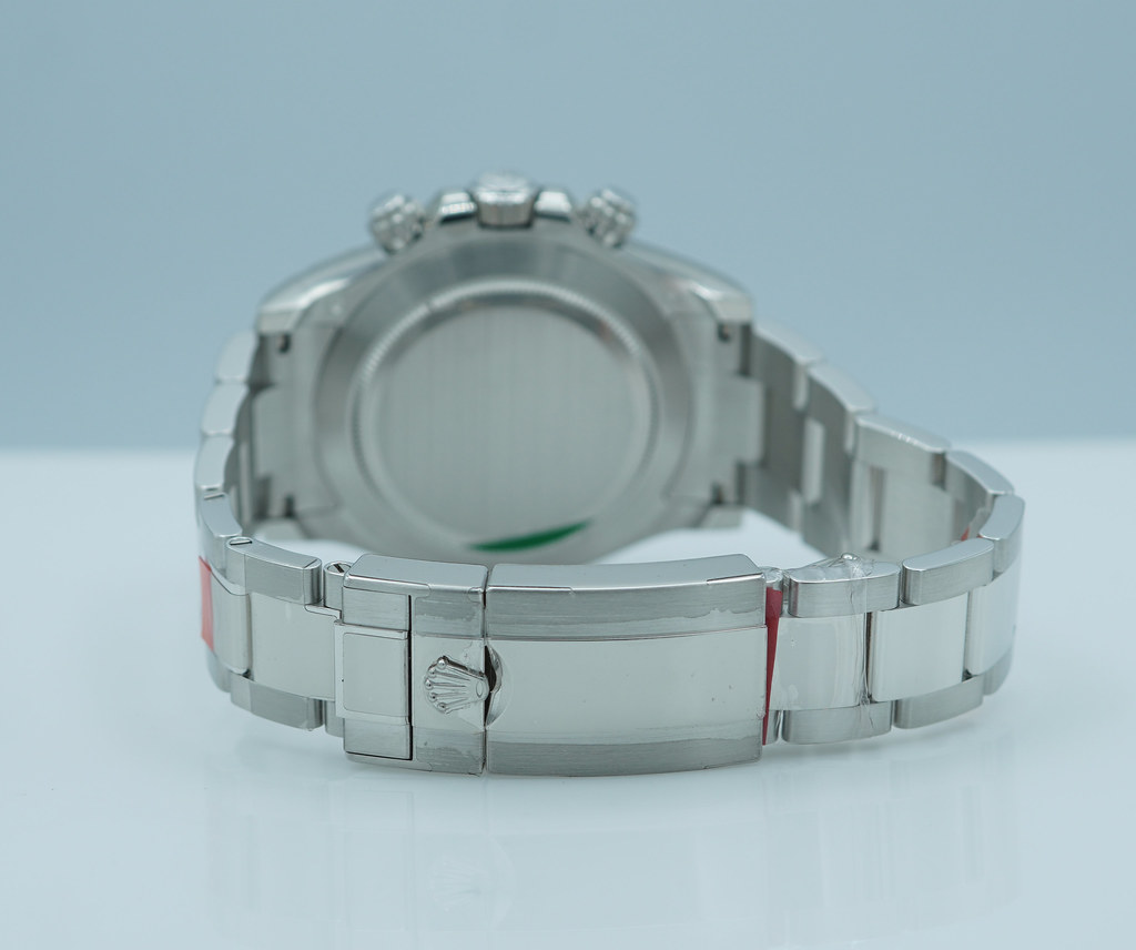 NEW Rolex 116576TBR DAYTONA PLATINUM BAGUETTE DIAMOND ICE BLUE ARABIC ...