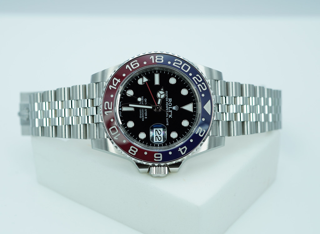 Rolex 126710BLRO GMT MASTER 2 RED BLUE PEPSI JUBILEE BAND 2024 WARRANTY ...