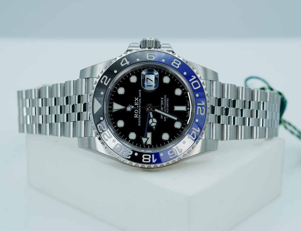NEW Rolex 126710BLNR GMT MASTER 2 BLACK BLUE BEZEL JUBILEE BAND ...