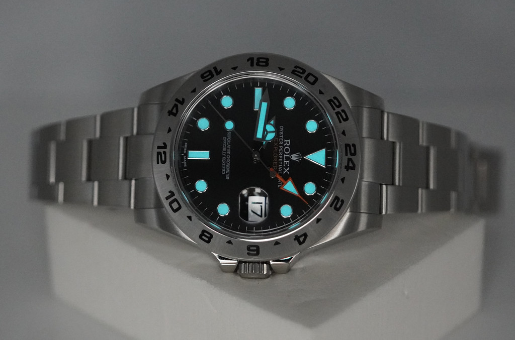 Rolex 216570 EXPLORER 2 STAINLESS STEEL BLACK DIAL 42MM BOXES PAPER ...