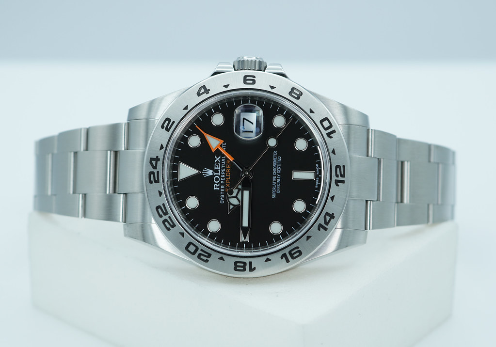 Rolex 216570 EXPLORER 2 STAINLESS STEEL BLACK DIAL 42MM BOXES PAPER ...
