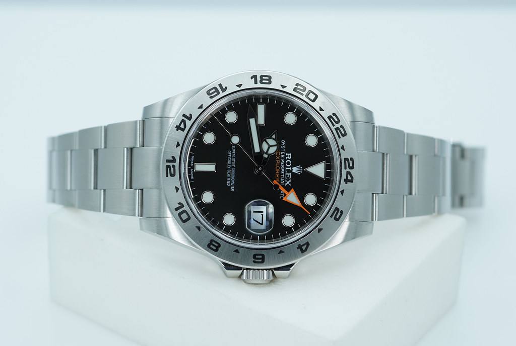 Rolex 216570 EXPLORER 2 STAINLESS STEEL BLACK DIAL 42MM BOXES PAPER ...
