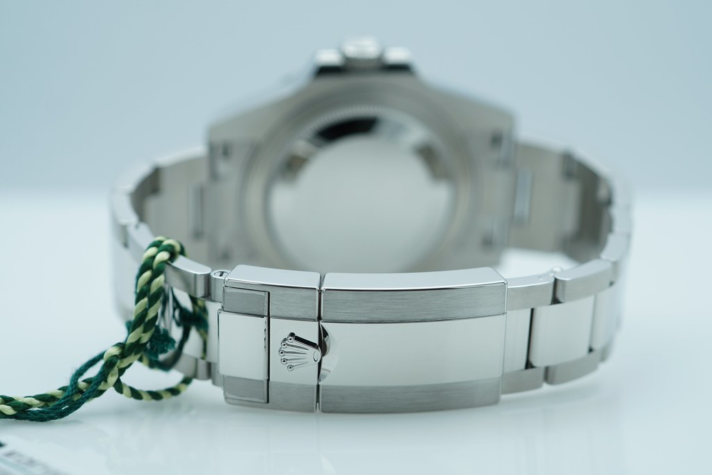 BRAND NEW Rolex 126710GRNR GMT MASTER II BLACK GREY BEZEL OYSTER BAND ...
